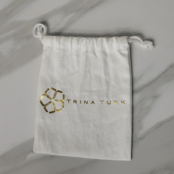 Trina Turk | Bags | Trina Turk Drawstring Accessory Logo Bag | Poshmark